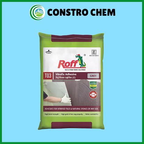 Roff Vitrofix Adhesive Vfa Grey T03 Constro Chem