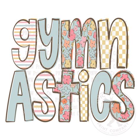 Doodle Loo Gymnastics 2 Dtf Transfer Pnw Print Company