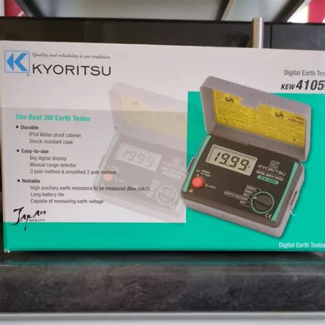 Kewtechkyoritsu Digital Earth Resistance Tester Kew4105a £26072