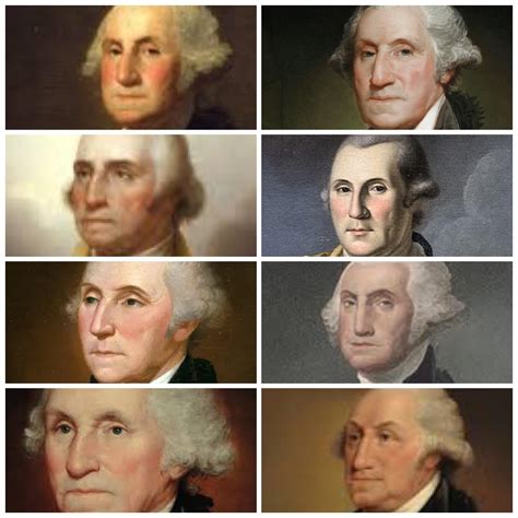 George Washington Real Face