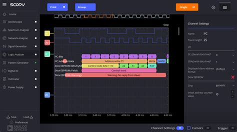 Scopy Logic Analyzer Analog Devices Wiki