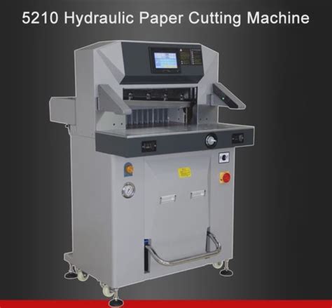 Cheap Automatic A2 A4 Size Plastic Paper Cutting Machine 5210