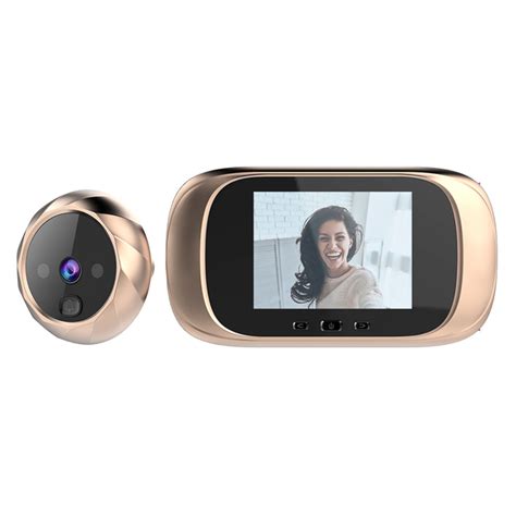 Smart Peephole Viewer Visual Doorbell Hmi Security Systems