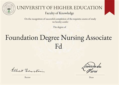 Foundation Degree Nursing Associate Fd Fd Nursing Associate