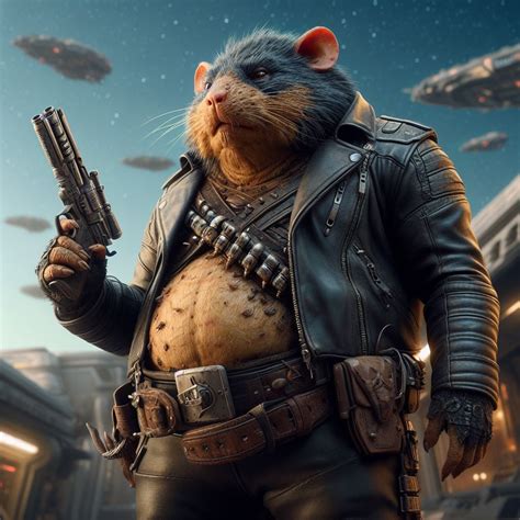 Dark Fur Male Ysoki Starfinder Races 2e Ttrpg Light In The Dark Character Portraits Dark