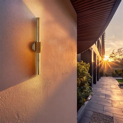 Ocho Solid Brass 51cm Wall Sconce By Candas Design For Sale At 1stdibs