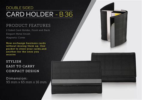 B36 Double Side Card Holder Best Corporate Ts