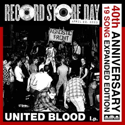 Agnostic Front And Bridge Nine Records Celebrate Record Store Day Nyhc Style Thoughts Words Action