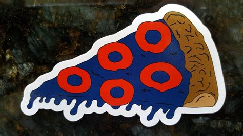 Phish Donut Pizza Sticker Etsy
