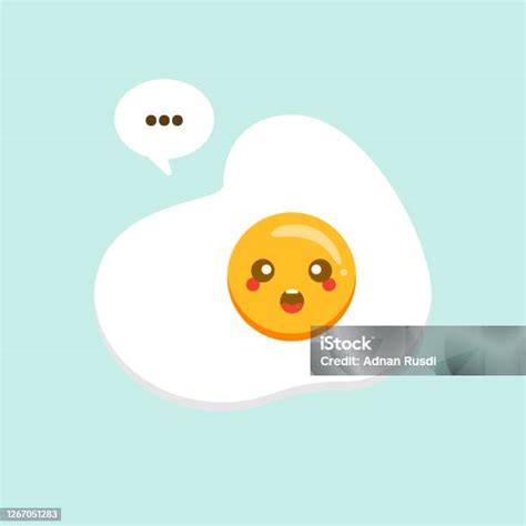 배경 벡터 일러스트레이션에 고립 된 귀여운 계란 만화 캐릭터 재미있는 패스트 푸드 메뉴 이모티콘 얼굴 아이콘 걱정 만화 얼굴 음식 코믹 스크램블 계란 애니메이션 마스코트