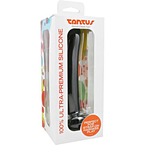 Tantus Silk Silicone Dildo 7 Black