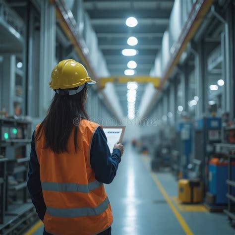 South Korean Safety Engineer Conducting A Risk Assessment At A High