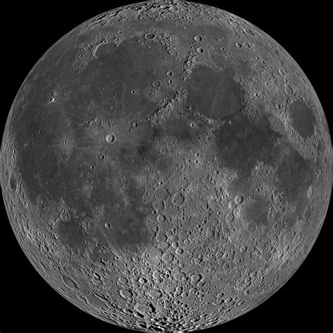 Nasa Full Moon High Contrast