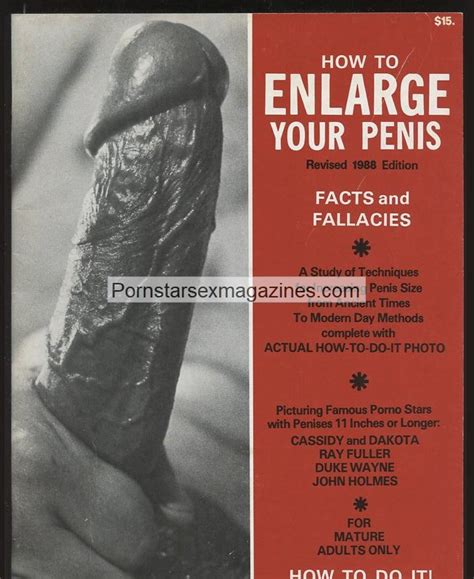 Enlarge Your Penis Magazine Pornstarsexmagazines Com