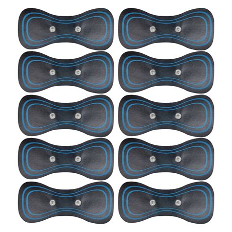 Huanledash 10pcsset Electric Pulse Neck Massage Patch Relieve Neck