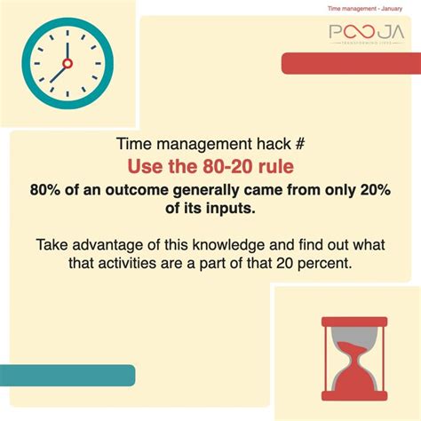 80 20 rule time management examples resource nas management