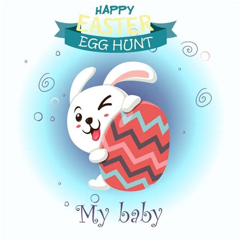 Premium Vector Cut Easter Elements Vector Illustration