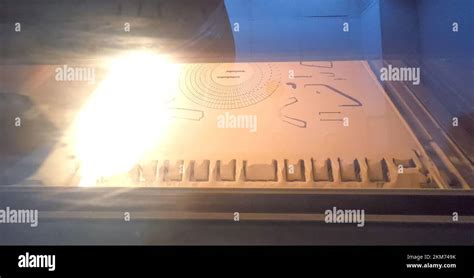 3d Printer Printing Process High Speed Printing Of An Object On A 3d Printer From Powder Close