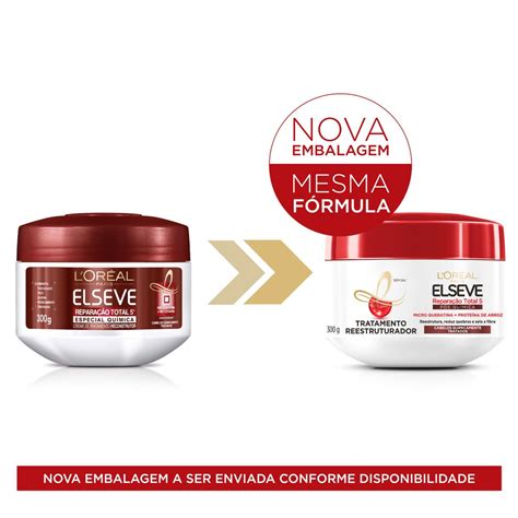 Creme Para Tratamento Elsève Reparação Total 5 Especial Química 300g