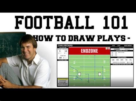 How To Draw Plays Football 101 Youtube