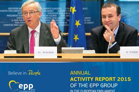 Annual Activity Report 2015 Of The Epp Group In The Ep