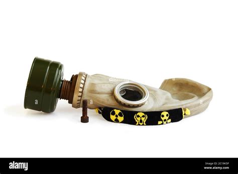 Trophies Of The Stalker Old Russian Gas Mask Rusty Nail And Yellow