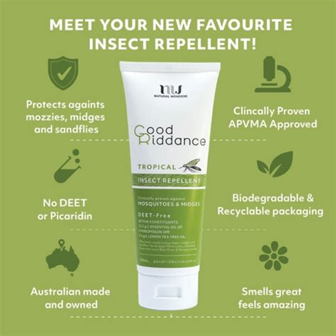 Good Riddance Tropical Insect Repellent 250ml Murray River Caravan