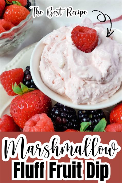 Cherry Marshmallow Fluff Fruit Dip Recipe Marshmallow Fluff Fruit