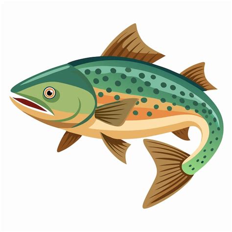 Trout Fish Vector Premium Ai Generated Vector