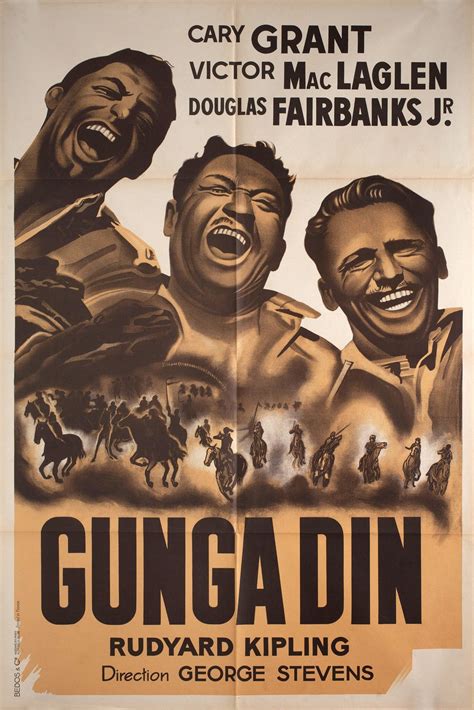 Gunga Din Original R1940s French Half Grande Movie Poster Posteritati