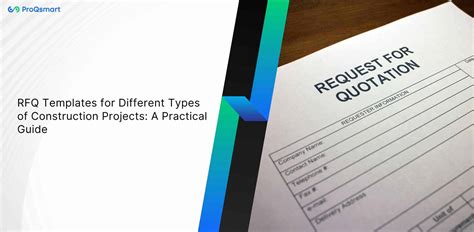 Rfq Templates For Different Types Of Construction Procurement