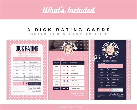 3 Dick Rating Bundle Onlyfans Templates For Fansly Niteflirt Adult