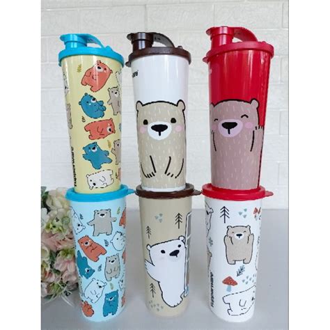 Tupperware Bear Giant Tumbler Set 470ml Shopee Philippines