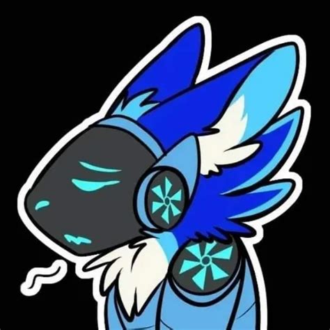 Sticker Pack De Blue Protogen Stickers Cloud