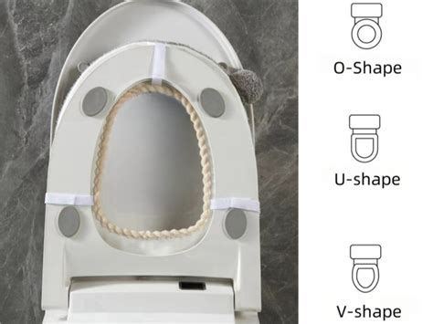 Thicken Toilet Seat Cover Cushion Pads Soft Warm Toilet Seat Covers