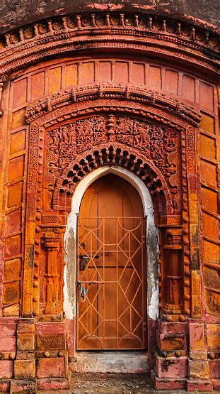 Terracotta Shiva Temple 1 From Left Depicting Lakshman Fighting Against Ravanas Son Indrajit