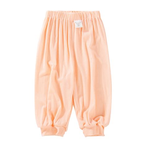 童泰新款儿童莫代尔外穿长裤子休闲灯笼裤宝宝夏季薄款透气防蚊裤虎窝淘