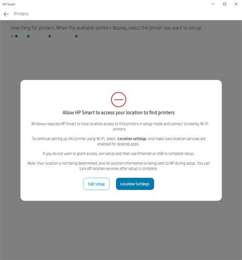 Hp Smart Cannot Add Printer Unless Location Permission Is Hp