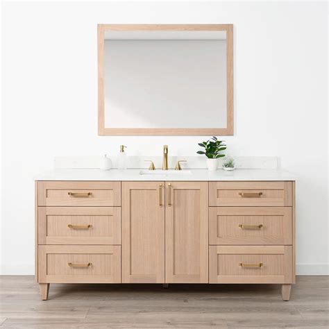 Bridgeport 72 White Oak Bathroom Vanity Teodor Teodor Vanities Canada