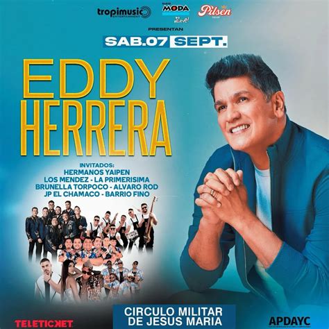 Eddy Herrera Vuelve A Perú Para Celebrar Sus 35 Años De Trayectoria Fecha Lugar Y Entradas
