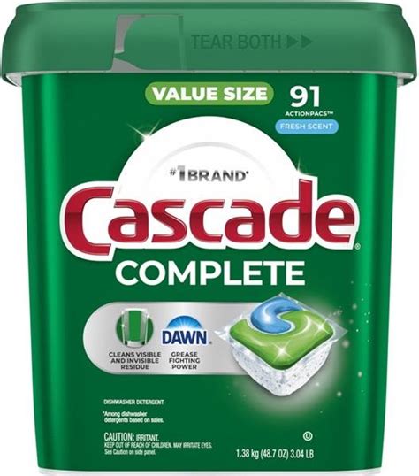 Cascade Complete Fresh Scent Actionpacs 91 Count Value Size Products Lowes Foods To Go