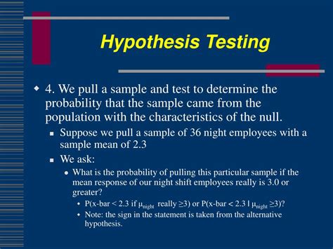 Ppt Hypothesis Testing Powerpoint Presentation Free Download Id549123