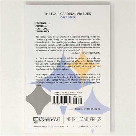 The Four Cardinal Virtues Pieper Josef