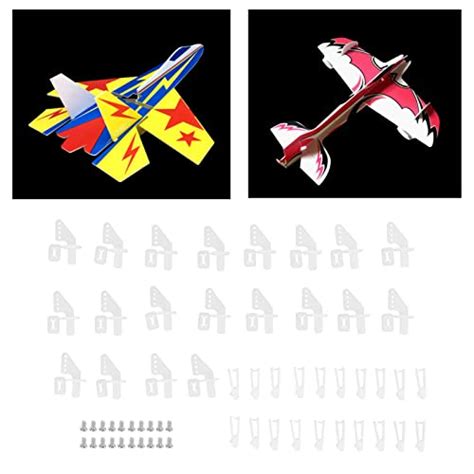 Kimiss Micro Rc Clevis Rc Plane Control Horn Plastic 20 Sets 4 Hole