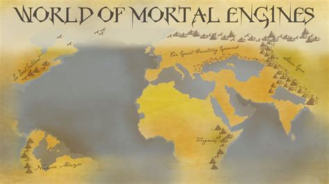 World Of Mortal Engines Map By Silkshines On Deviantart