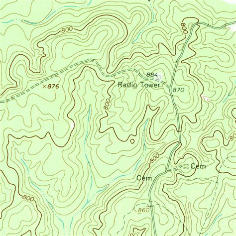 Glenn Ga Al 1964 24000 Scale Map By United States Geological Survey