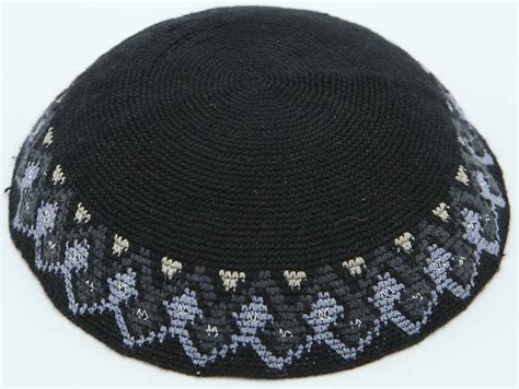 Kippaco Hand Knitted Yarmulke Knitted Kippah Hat 165 Cm65 Inc 019