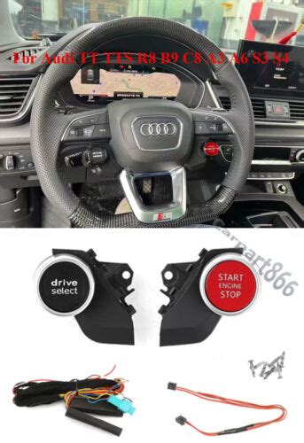 For Audi A7 Rs4 S4 A6 S5 B9 C8 Rs6 Start Stop Switch Keyless Push