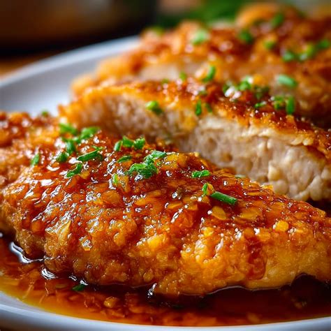 Double Crunch Honey Garlic Chicken Breasts