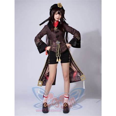 Genshin Impact Hu Tao Cosplay Costume C Aaa Cosplay Costumes